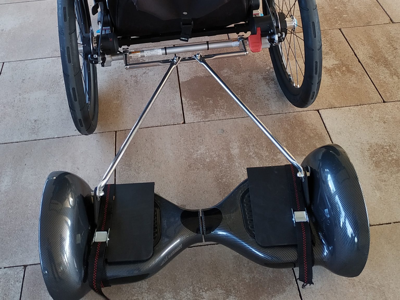 Mooevo Kit: Hoverboard to Wheelchair Adapter