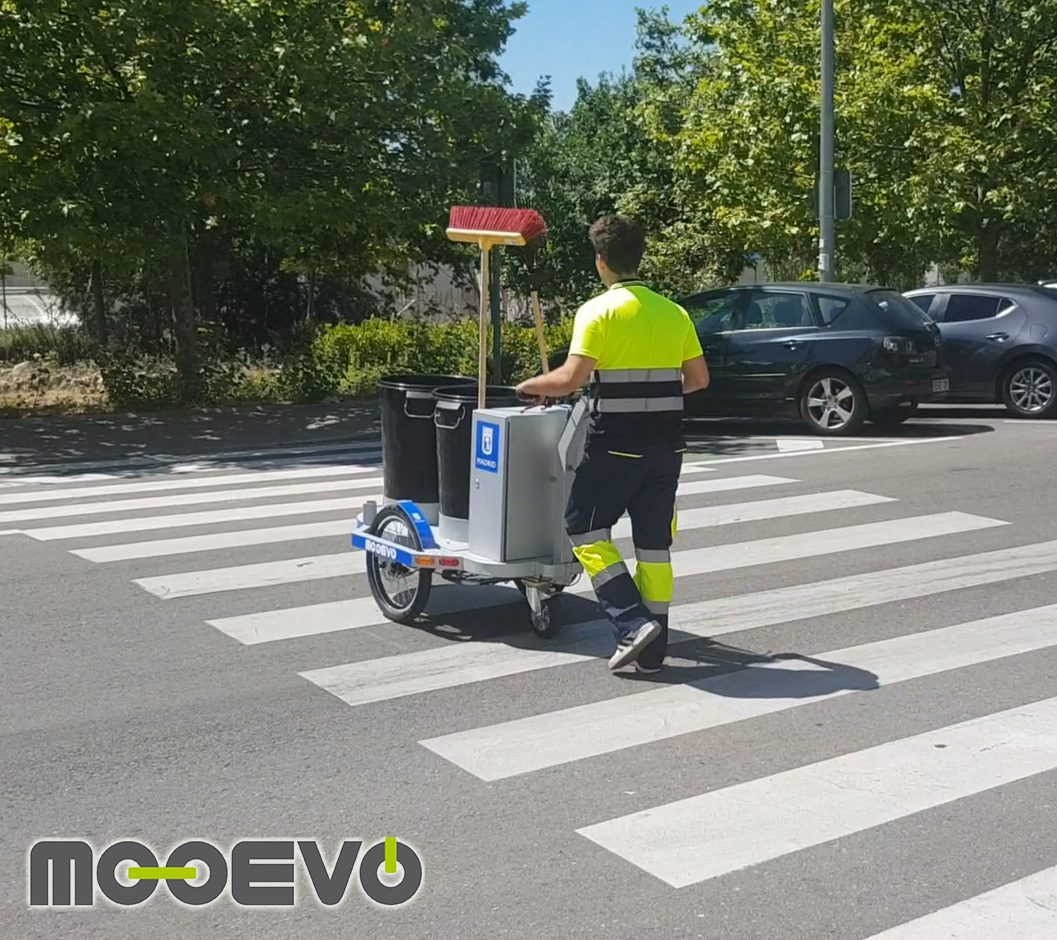 Accessories for electric street sweeper carts to improve service