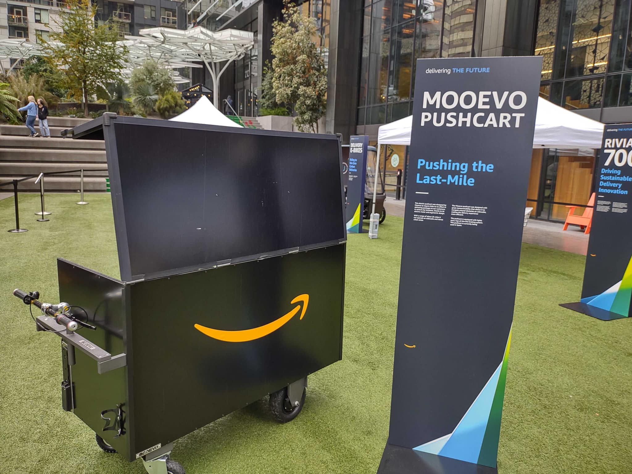 Electric delivery cart