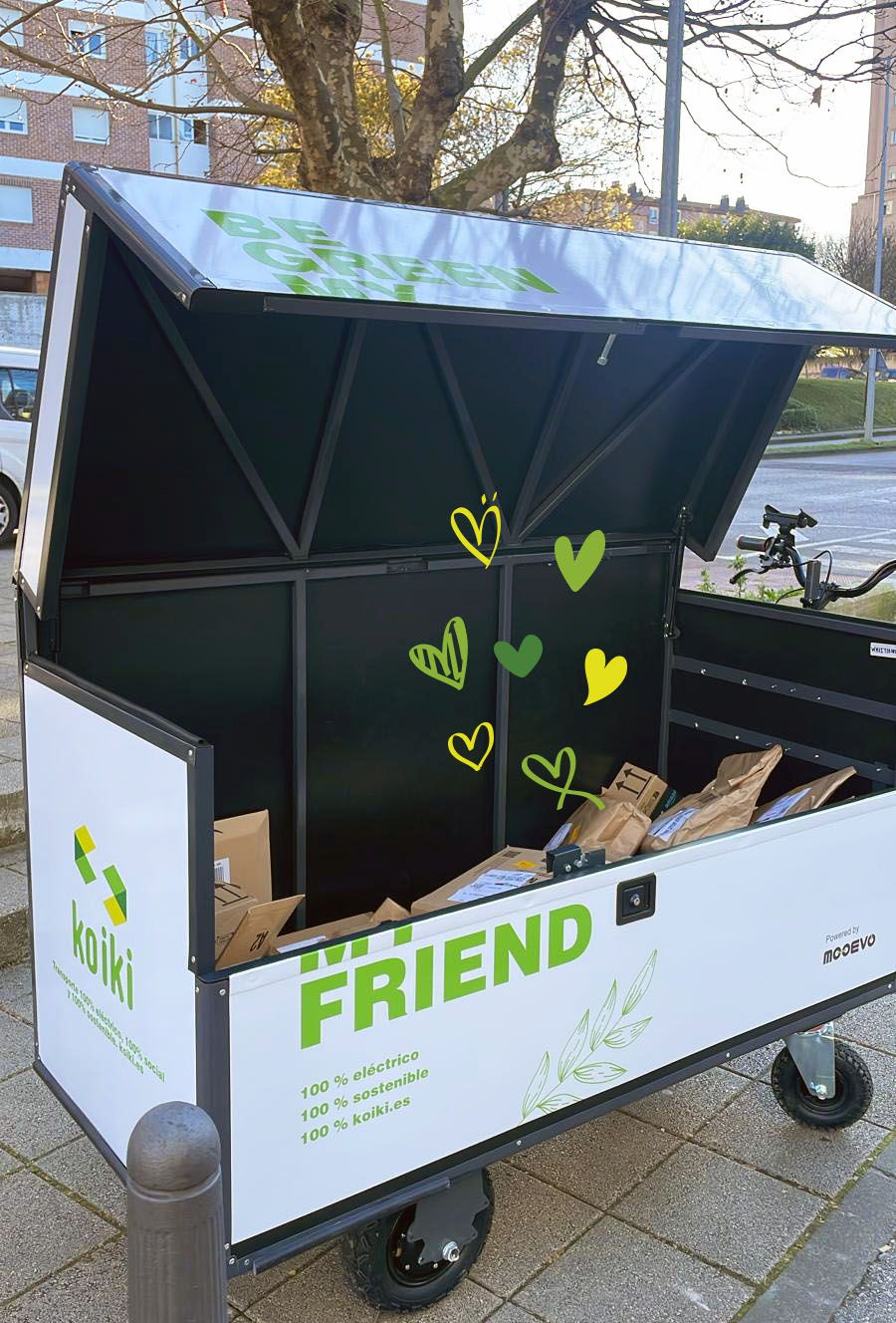 Electric delivery trolley