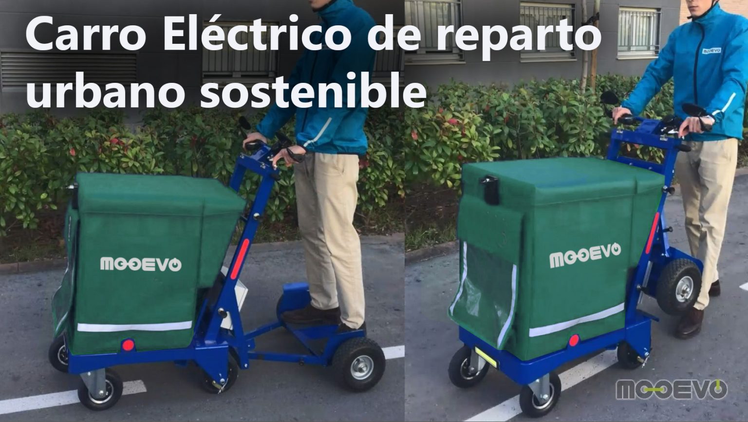 Carro eléctrico de reparto urbano mixto MOOEVO