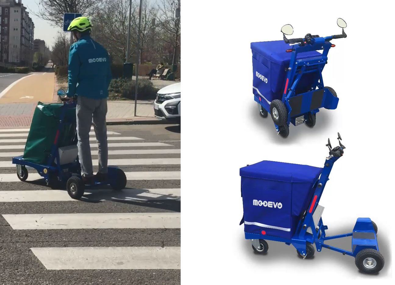 Electric Delivery Cart. Nuevo Electric Cart Delivery de MOOEVO